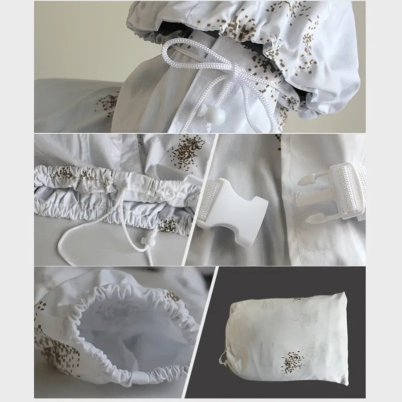 Crusader Snow Camo Pull Over (Zippered Jacket and Pants included ...