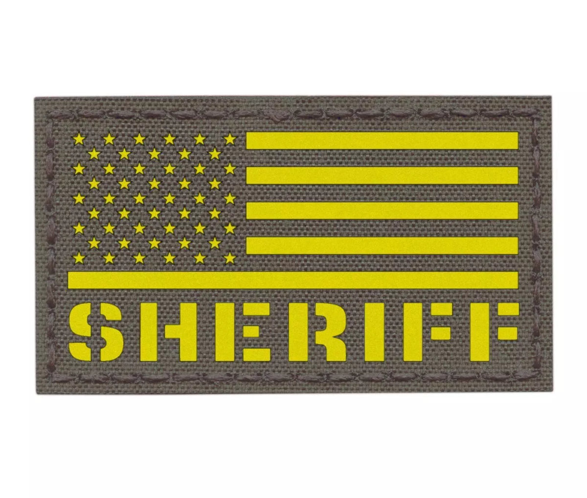 Pair of Reflective Sheriff Patch with Hook and Loop – Redemption Tactical