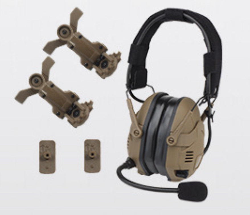 HS1 Advanced Tactical Comm Noise Canceling / Bluetooth Headset with Sw ...
