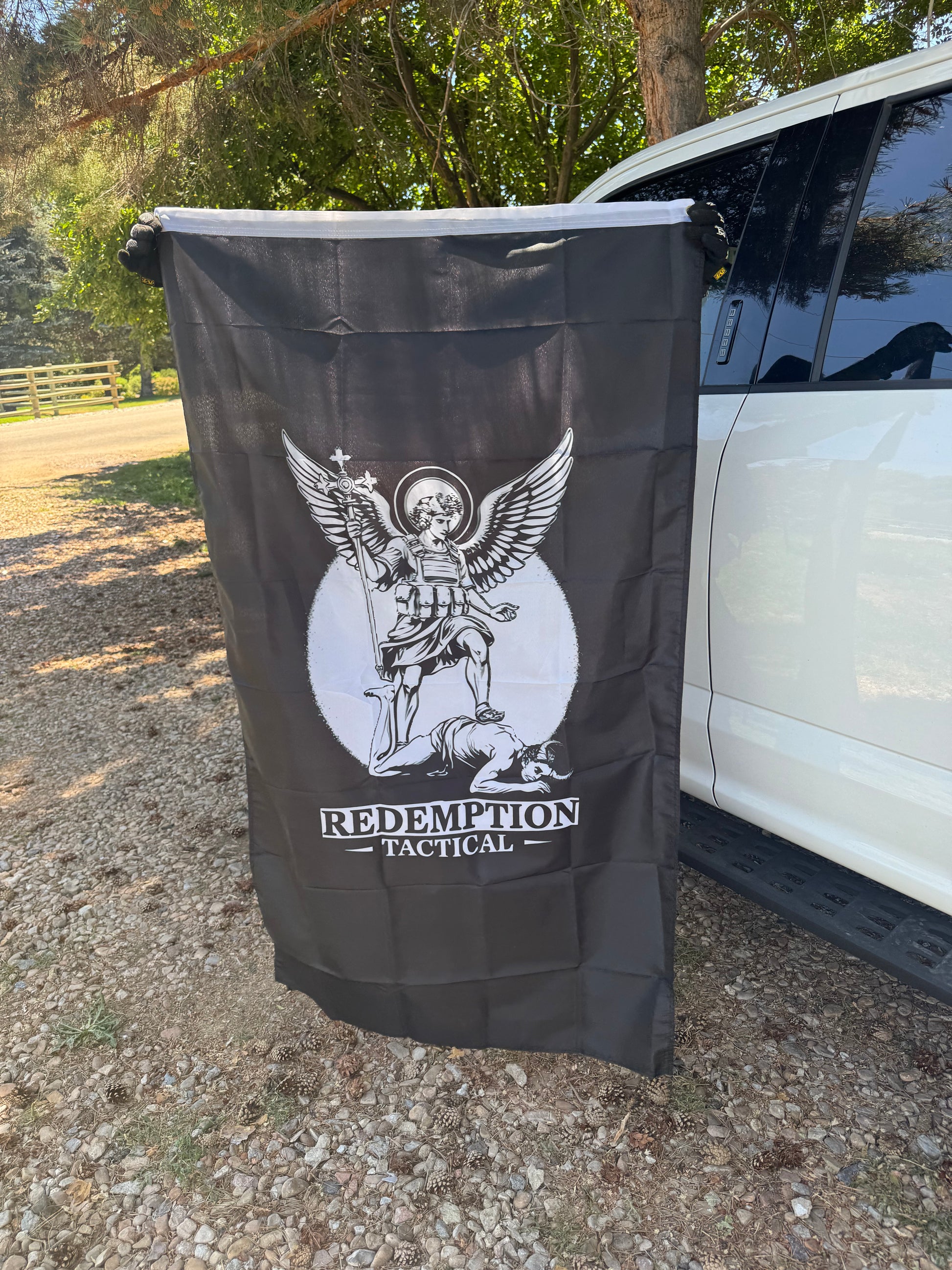 St Michael Archangel Wall Flag