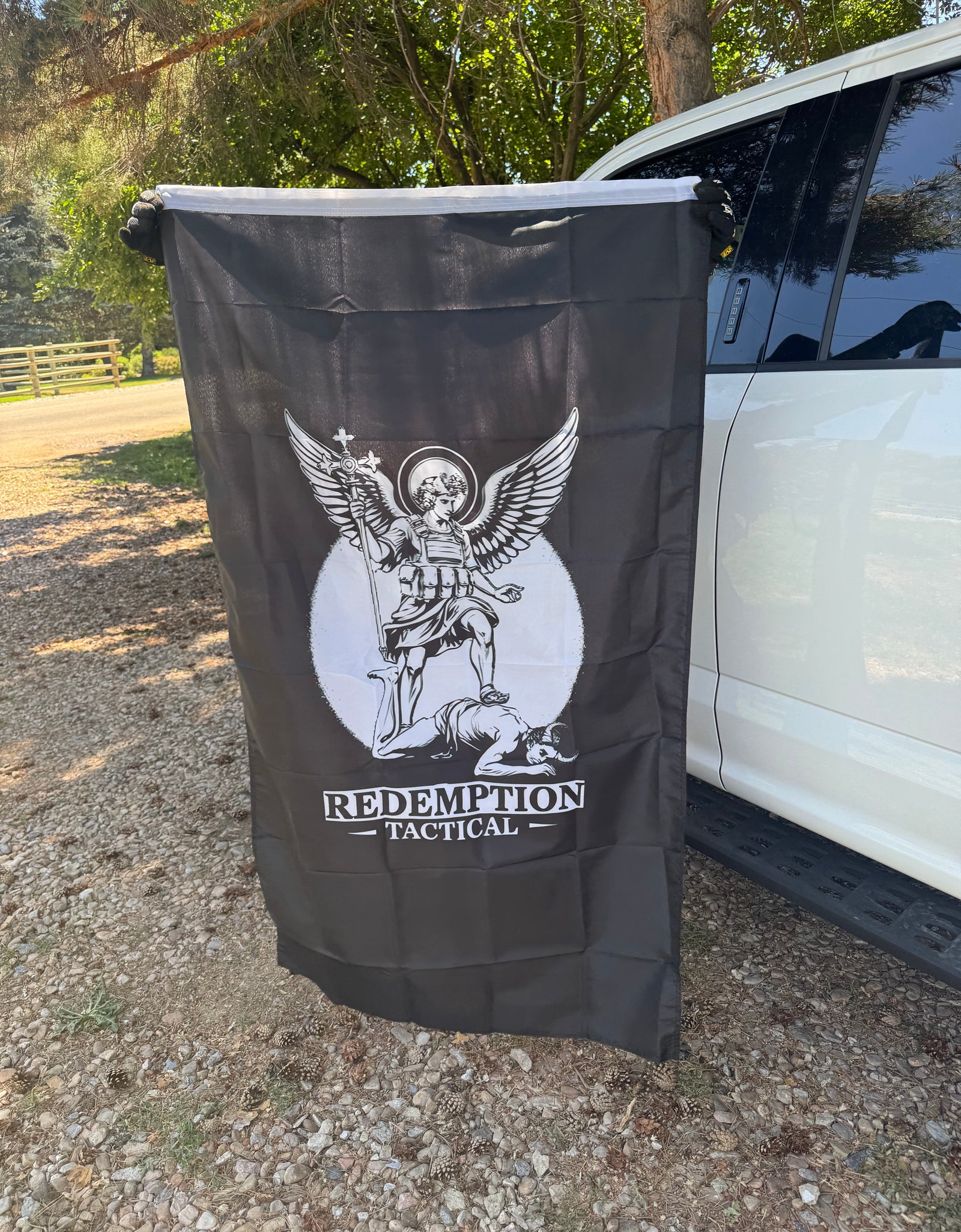 St Michael Archangel Wall Flag – Redemption Tactical