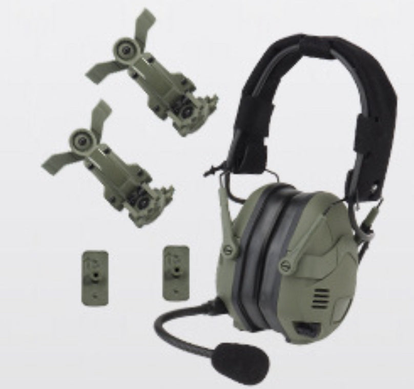 HS1 Advanced Tactical Comm Noise Canceling / Bluetooth Headset with Sw ...