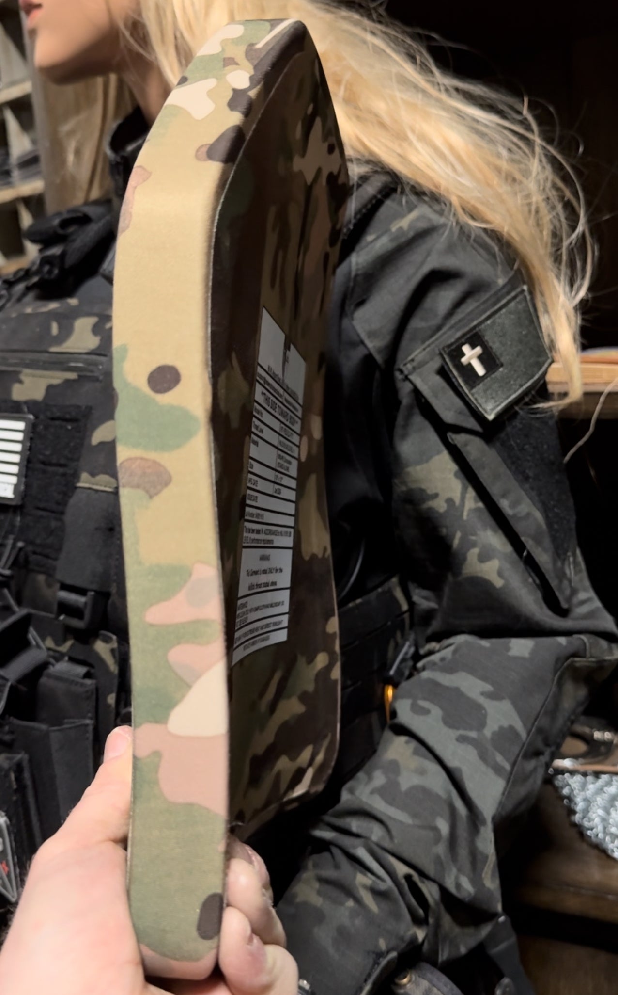 Double MULTI-CURVE | 10x12 Level IV Ballistic Female Multicurve Plates ...