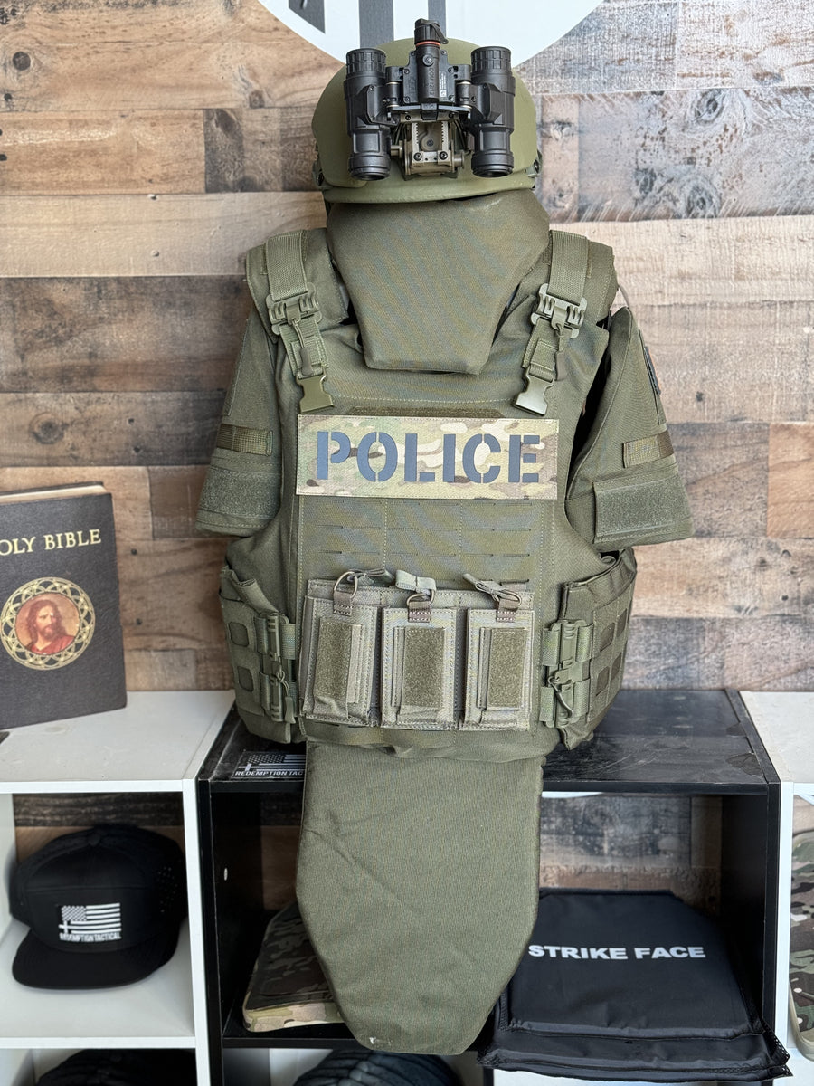 RT3 Helmet Rifle Rated Level 3 Ballistic High Cut Helmet: Tested to LE ...