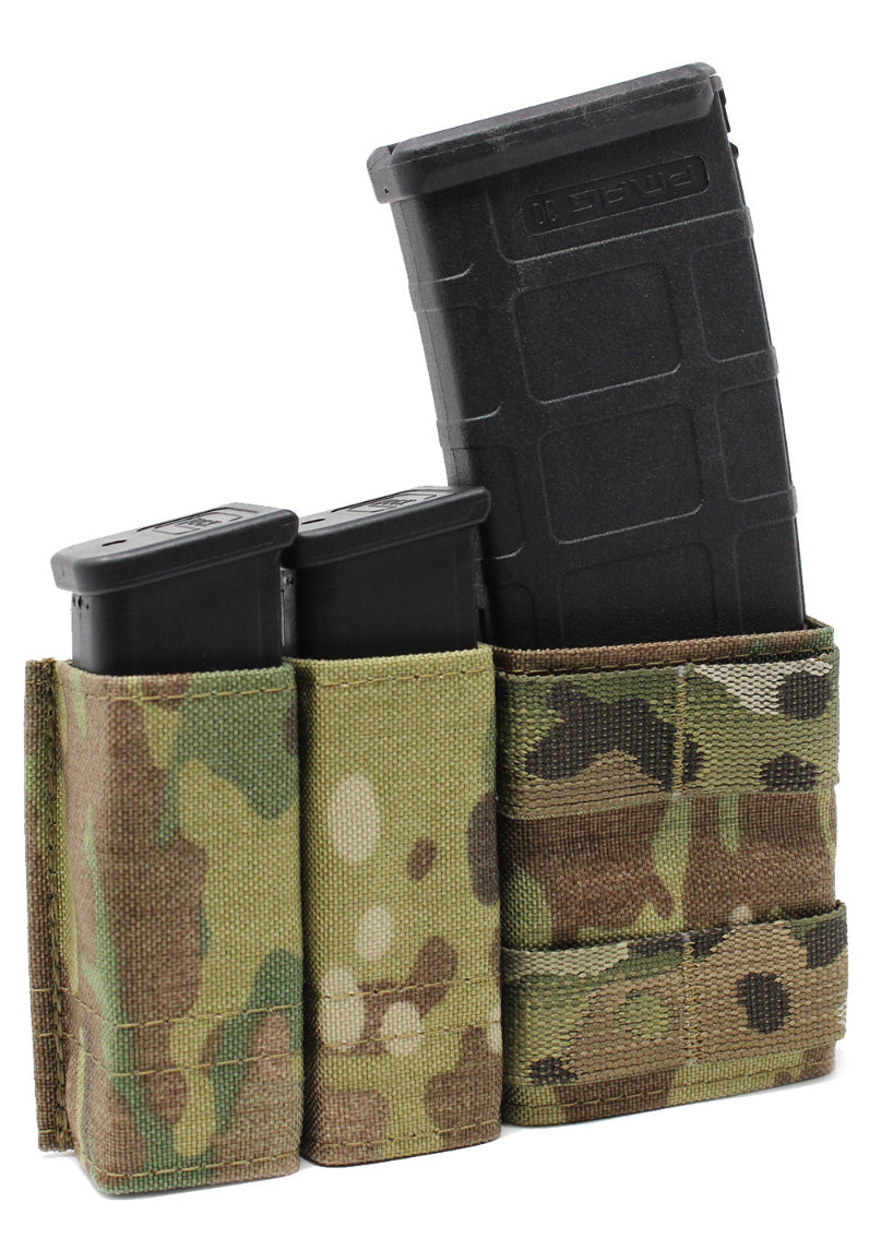 RT QRM Pouch (Quick Reload Mag Pouch 2 Pistol Mag 1 Rifle Mag)