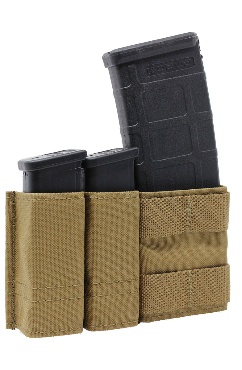 RT QRM Pouch (Quick Reload Mag Pouch 2 Pistol Mag 1 Rifle Mag ...