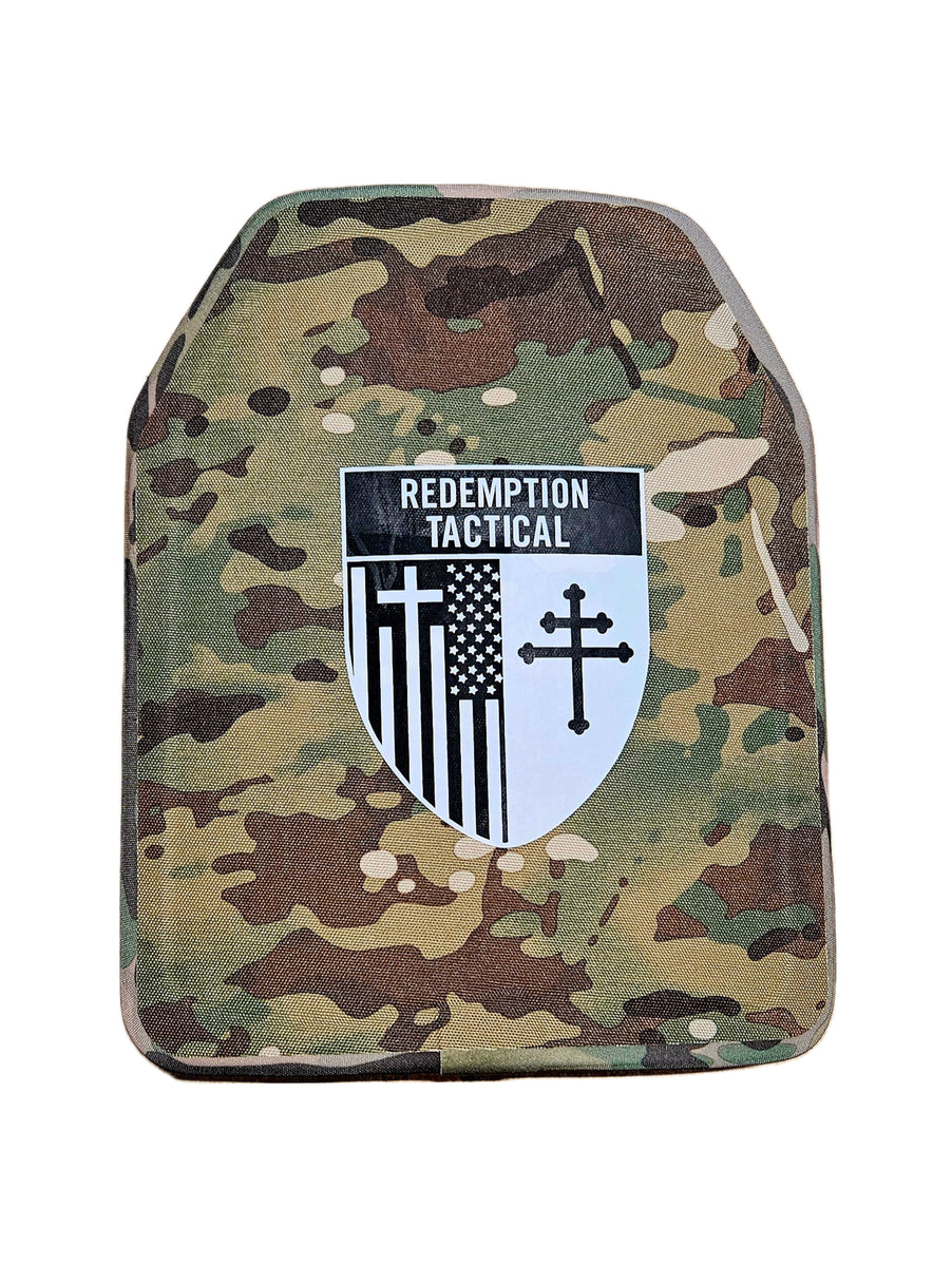 LIGHTWEIGHT LEVEL IV PACKAGE (2) 10x12 Front/Back Ceramic PE Plates (2 ...