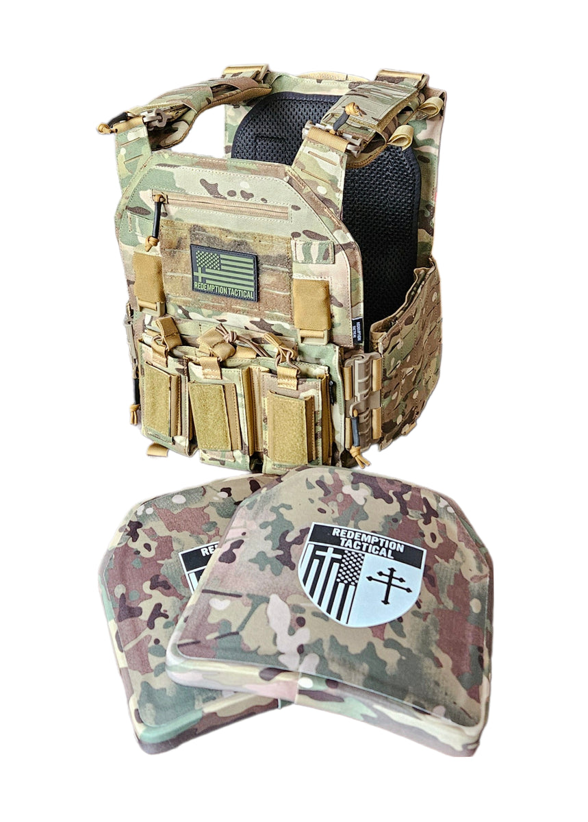 RT CRUSADER 2.0® ARMOR KIT Front/Back Plates LIGHTWEIGHT LEVEL IV (2 ...