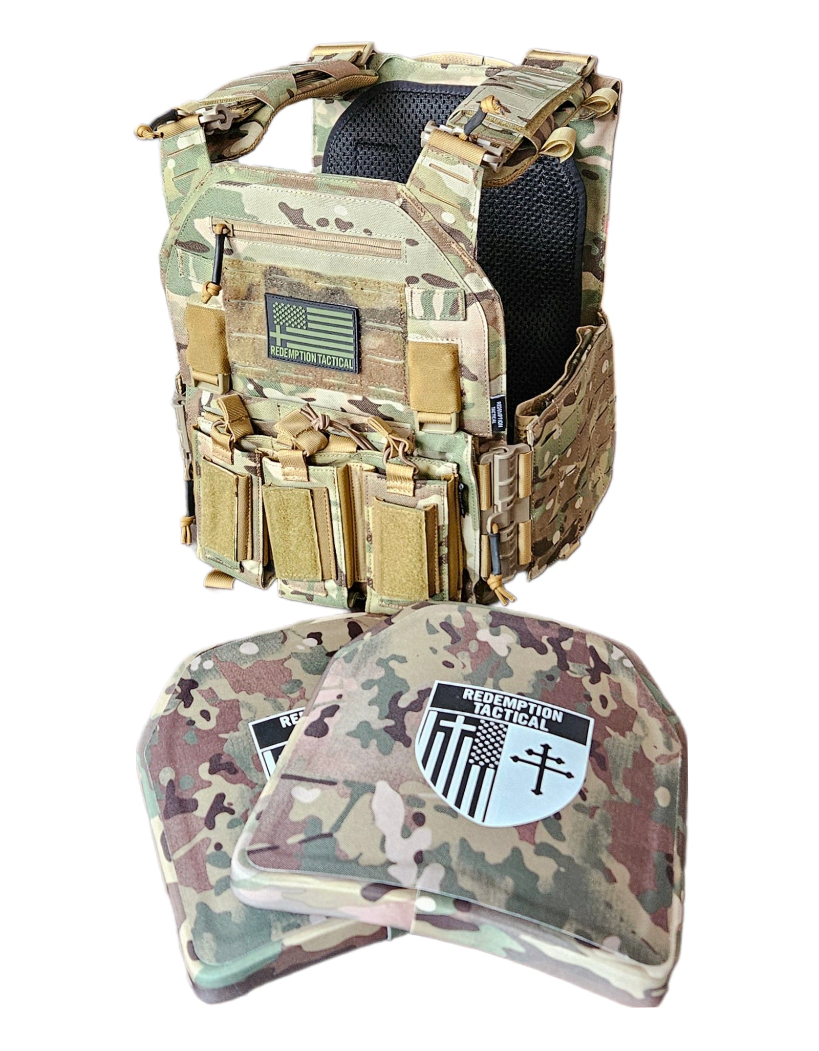 RT CRUSADER 2.0® ARMOR KIT Front/Back Plates LIGHTWEIGHT LEVEL IV (2 ...