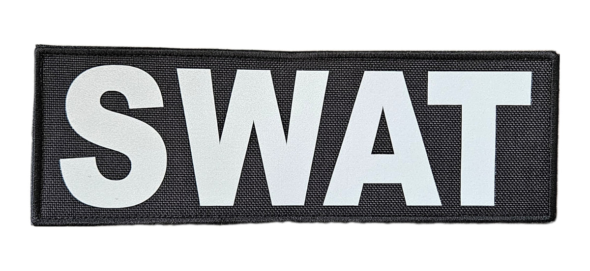 (3"×9") "SWAT" REFLECTIVE VELCRO PATCH – Redemption Tactical