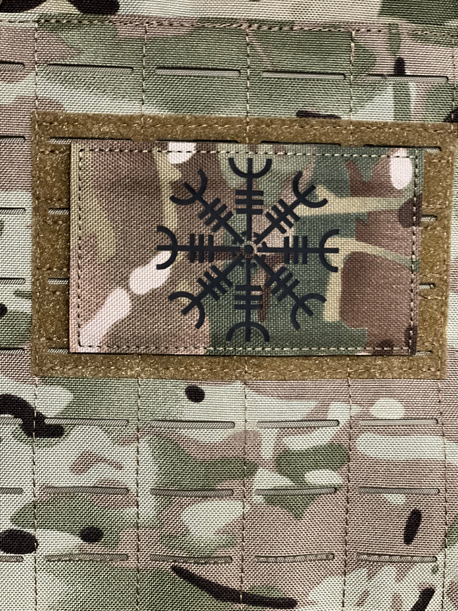 Large 3x5” Reflective 3D Norse Patch with Hook and Loop – Redemption ...