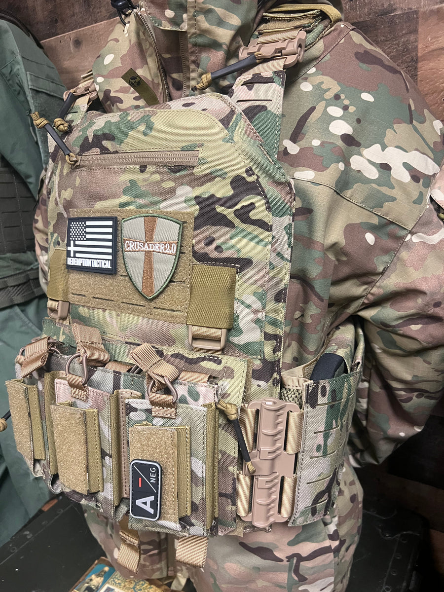 Redemption Tactical® "CRUSADER 2.0 XL” V4 Plate Carrier Vest with Side