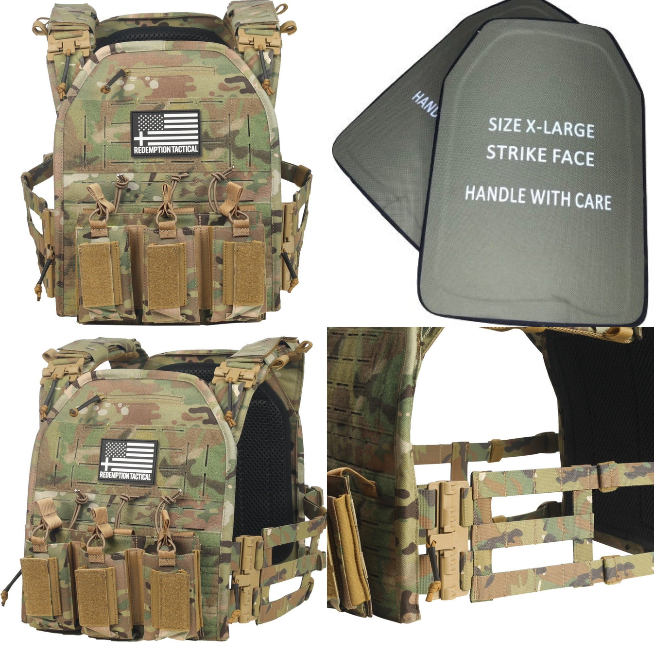 FULL KIT COMBO Crusader 2.0 XL Armor COMBO PACKAGE LIGHTWEIGHT LEVEL I