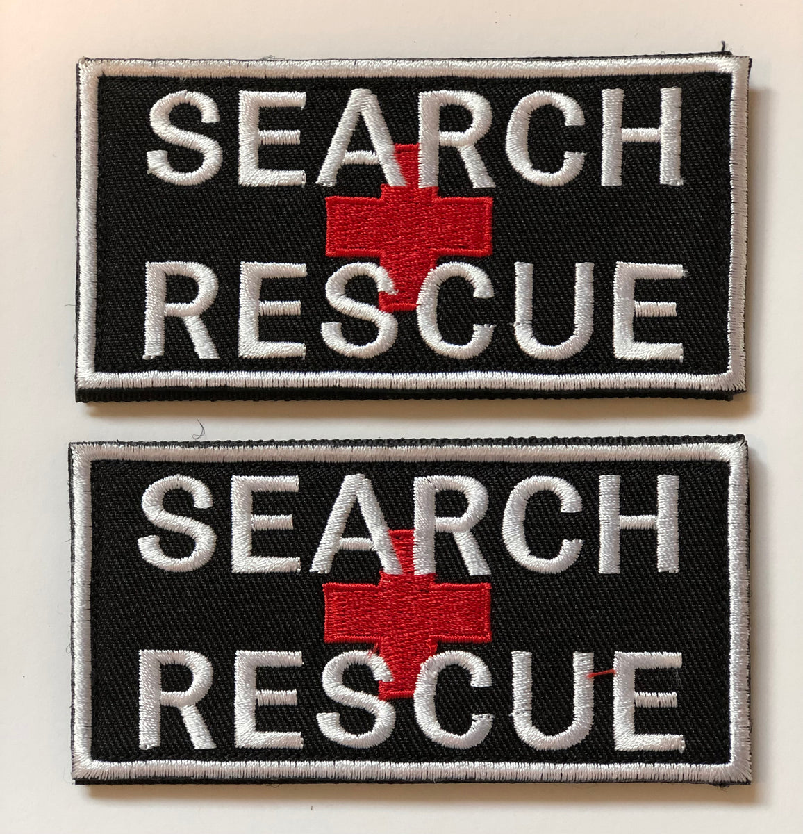 Pair of “Search and Rescue” patches – Redemption Tactical