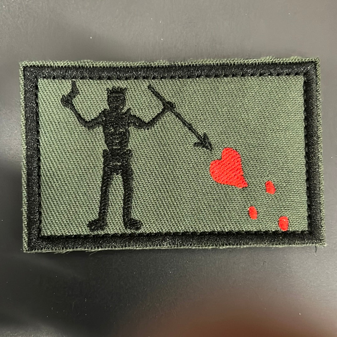 Pirate Black Beard Flag patch Green – Redemption Tactical