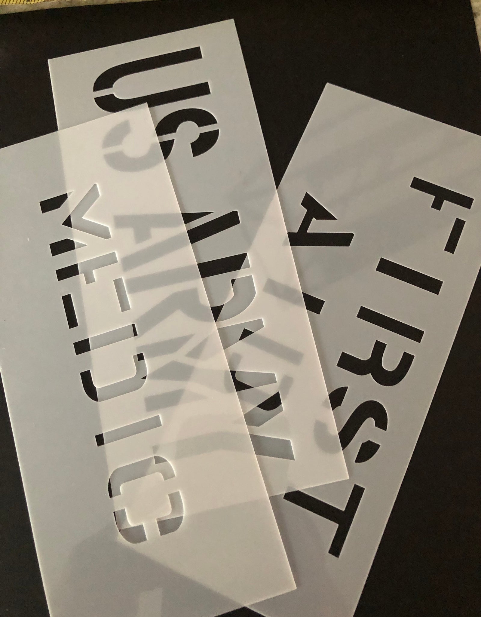 Redemption Tactical Military Paint Stencils (set of 6)