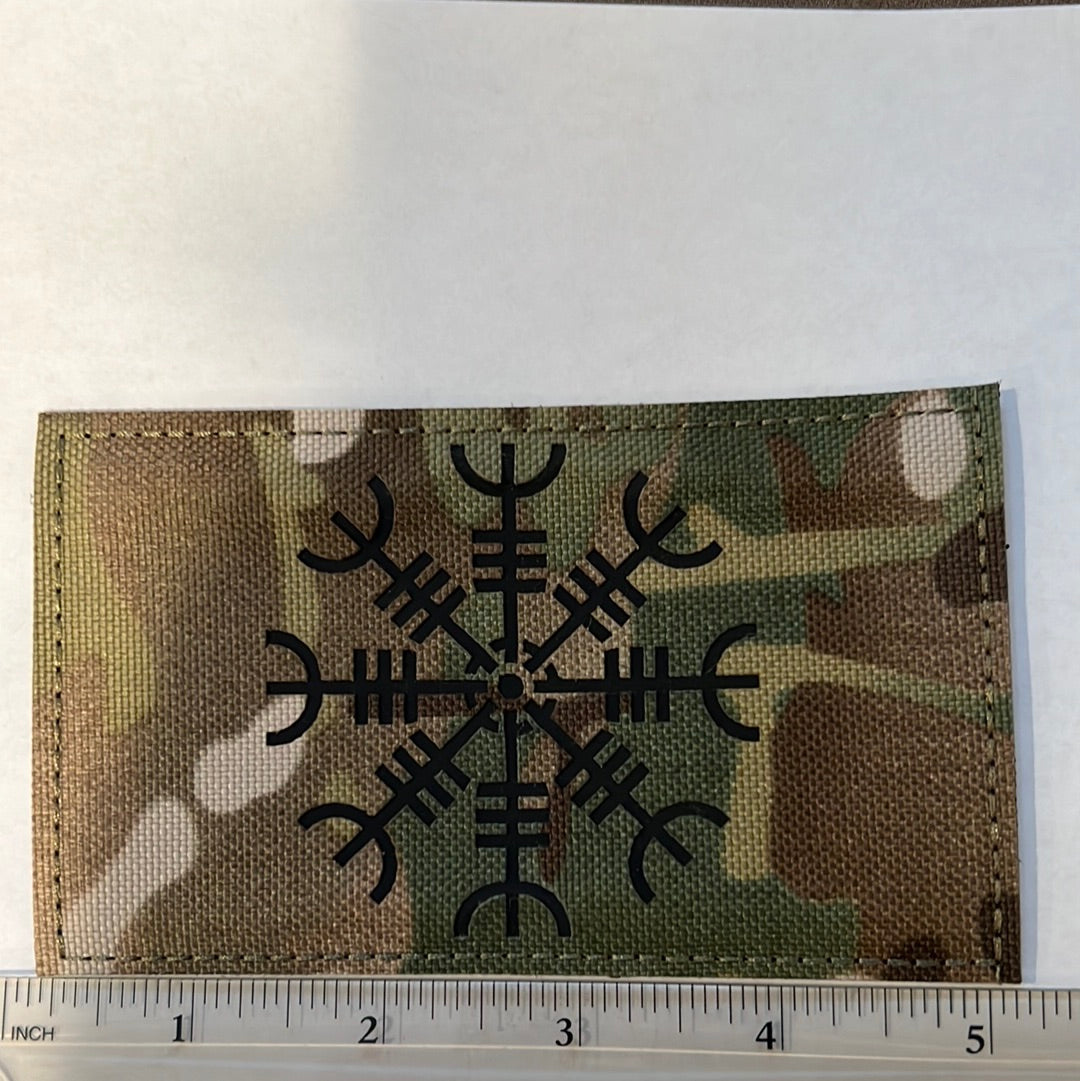 Large 3x5” Reflective 3D Norse Patch with Hook and Loop – Redemption ...