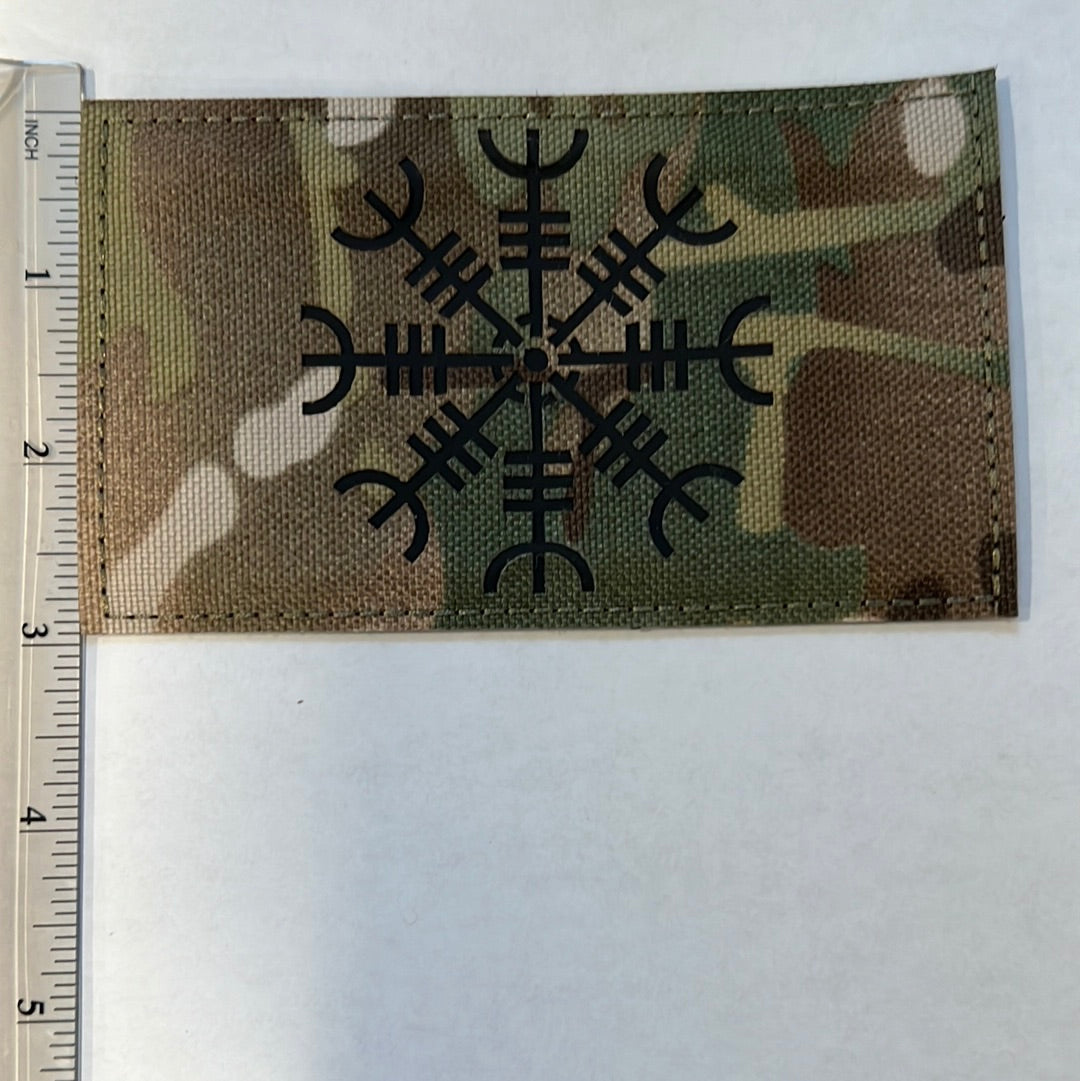 Large 3x5” Reflective 3D Norse Patch with Hook and Loop – Redemption ...