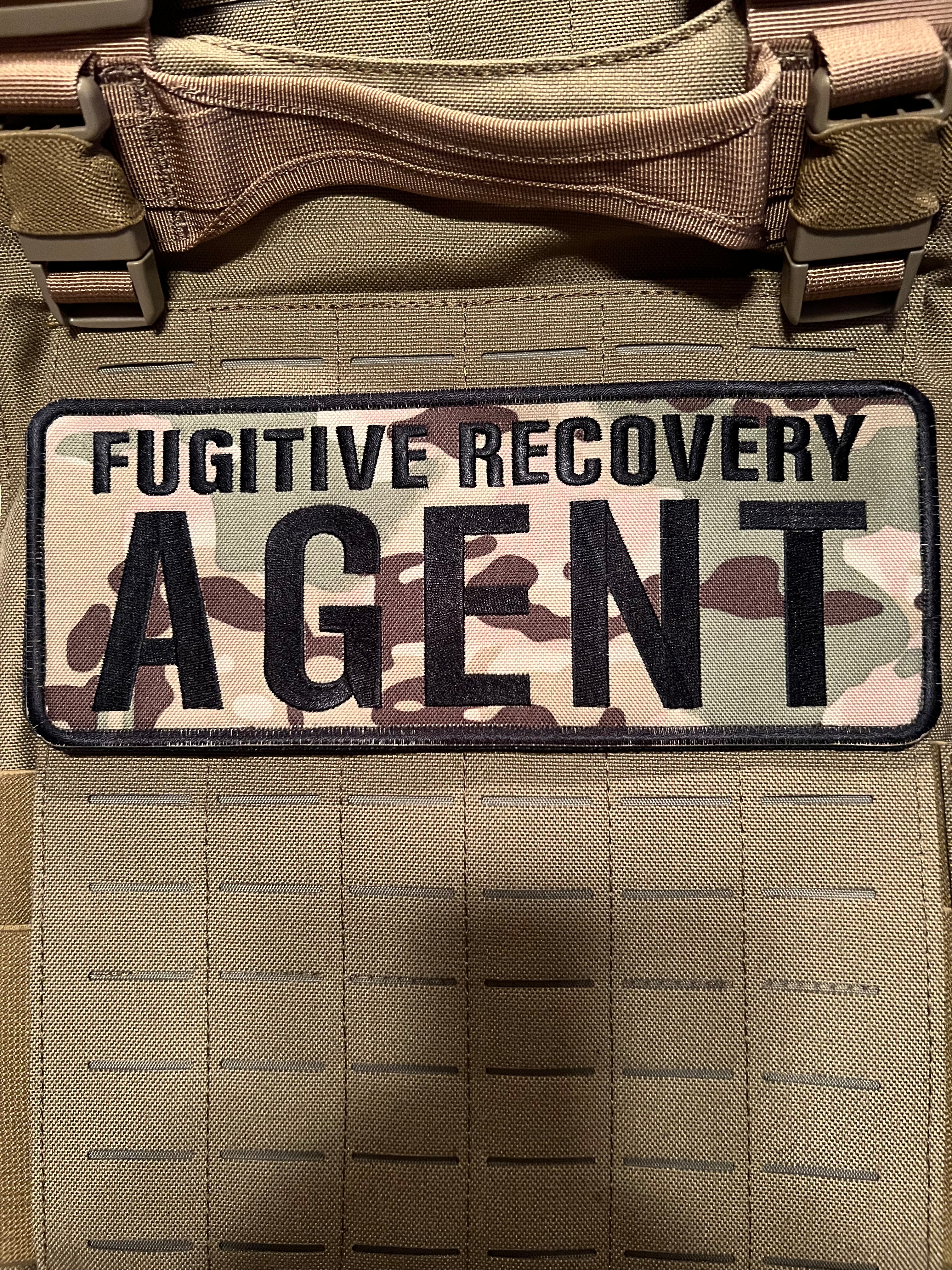 Pair of Fugitive Recovery Patches (Front 2x4” and Back 3” x 10”) Raise