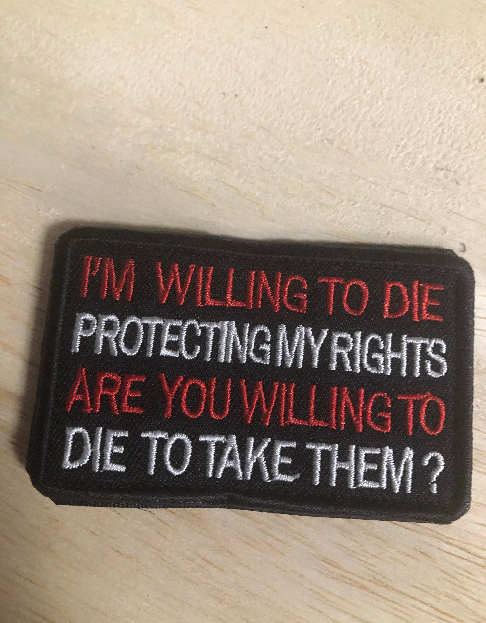Tactical Morale Patch (choose one) – Redemption Tactical